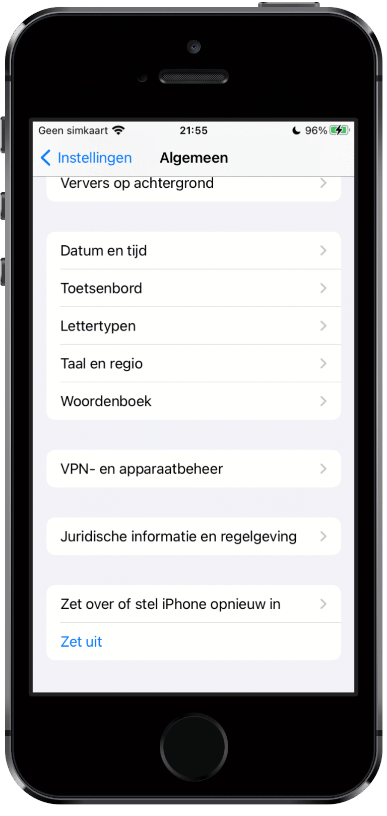 Hoe reset je een iPhone 5s | Doorgelicht